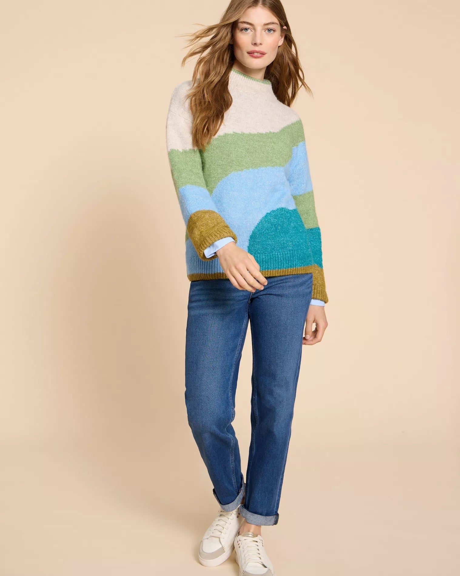 Daisy Colour Block Jumper – Nicholls