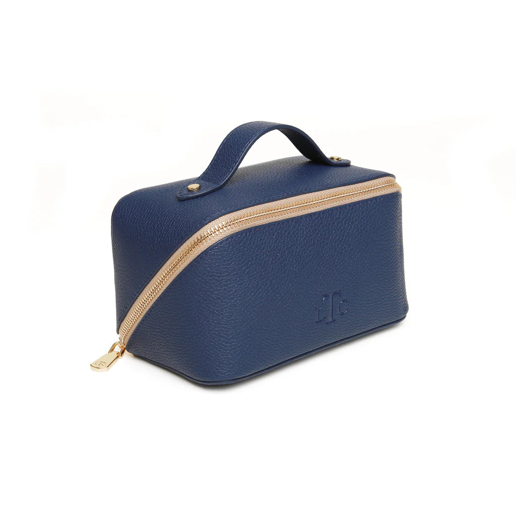 Navy & Stone Mini Train Case – Nicholls