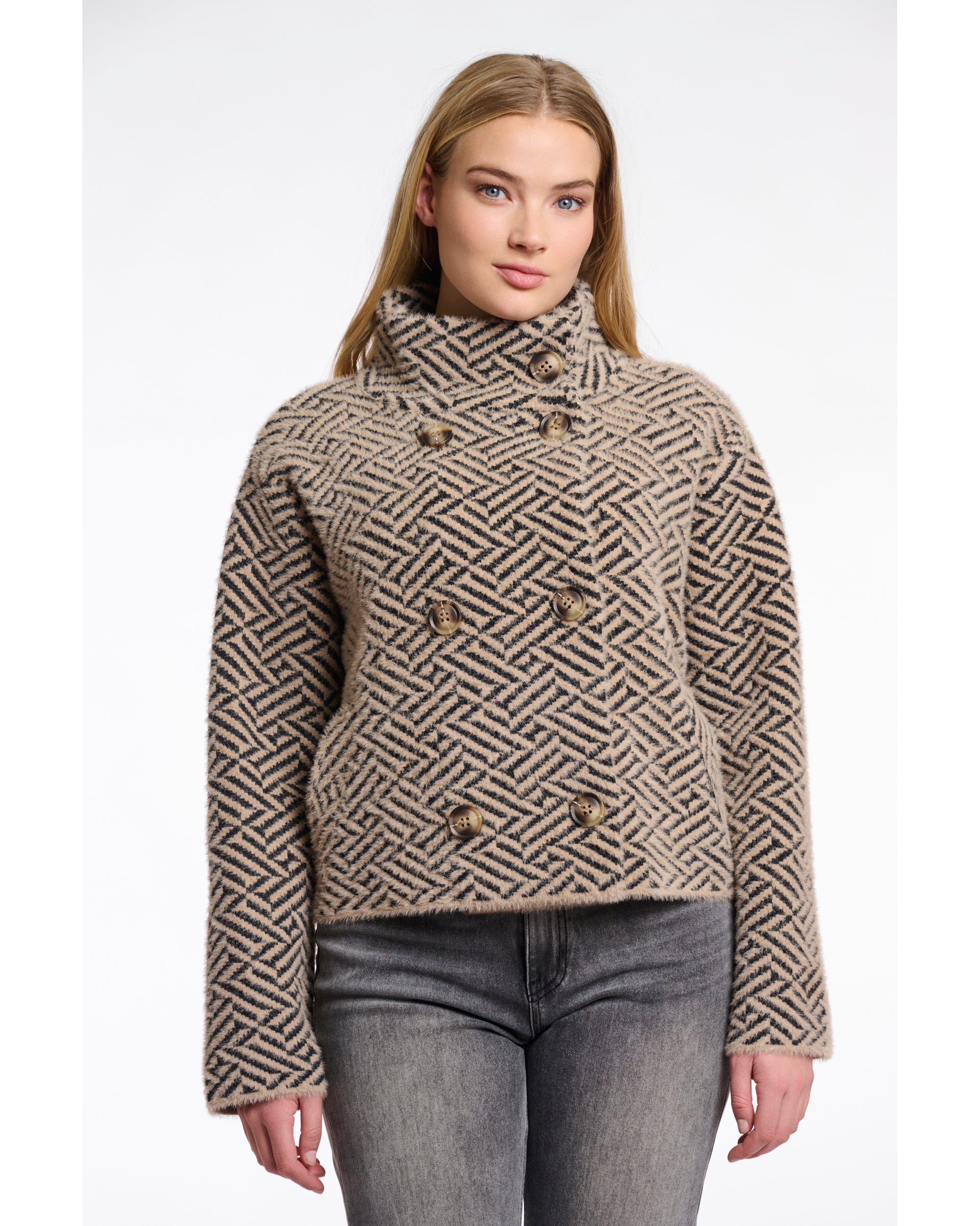 Short double breasted jacket – Nicholls