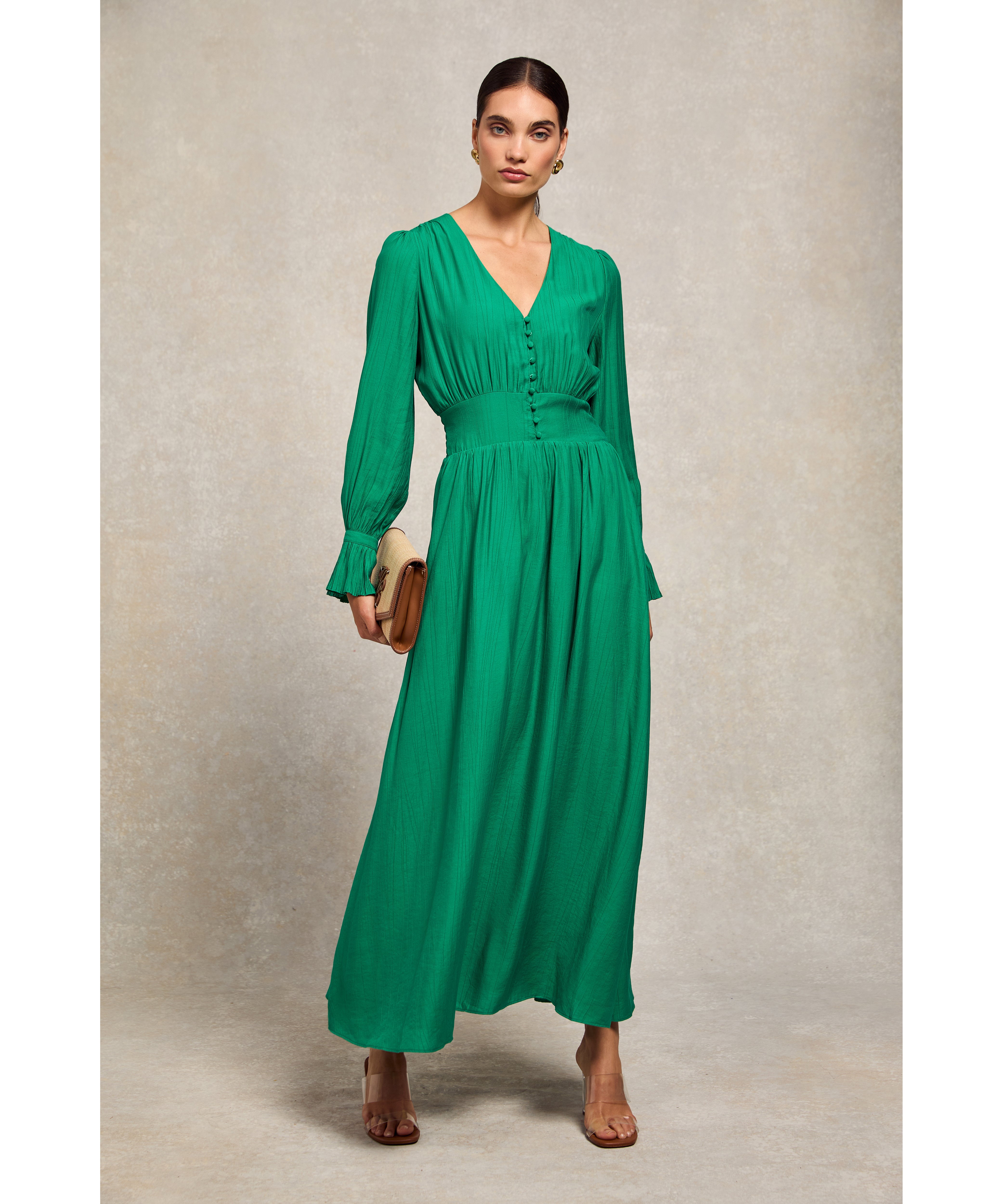 Phoebe V-Neck Maxi Dress – Nicholls
