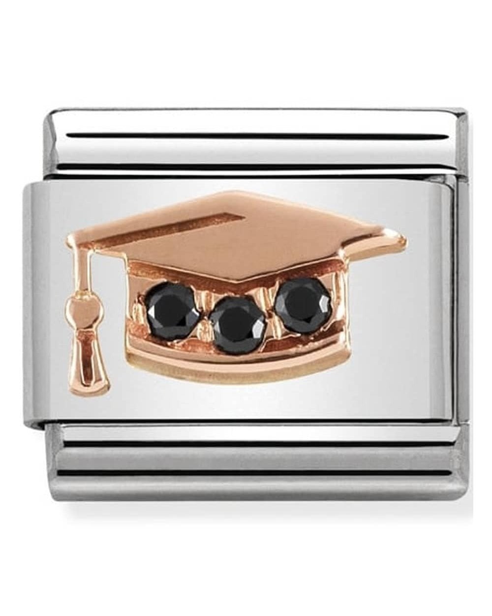 Classic Rose Gold Symbols Graduation Hat Charm – Nicholls